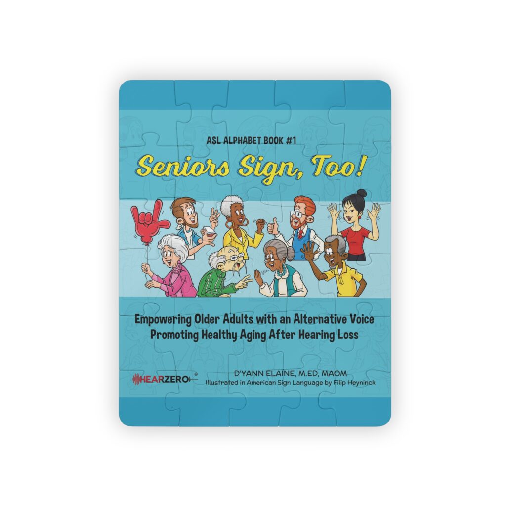 Seniors Sign, Too! Kids' Puzzle, 30-Piece - Sign With Me Inc.