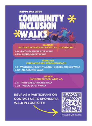Community Walks - Sign With Me Inc.